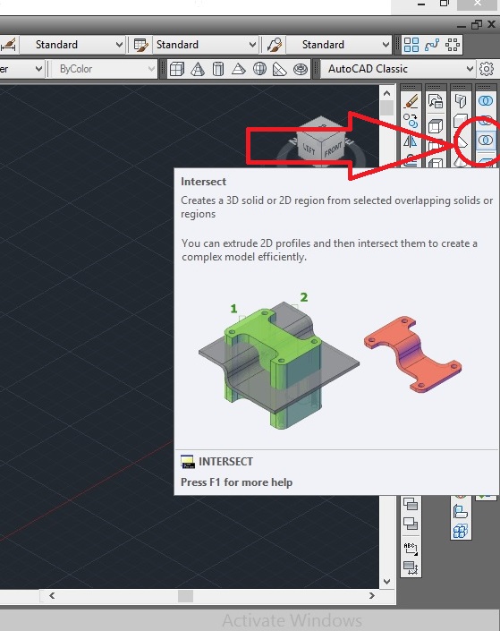 Belajar 3D autocad: Fungsi Icon Pada Autocad 3D