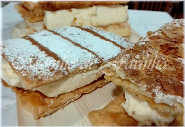 Moinho De Farinha: Mil folhas com creme russo