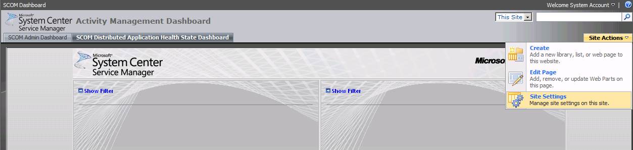 Kevin Greene IT Blog: SCOM Dashboards - Part 4- Customizing the Dashboard Tabs