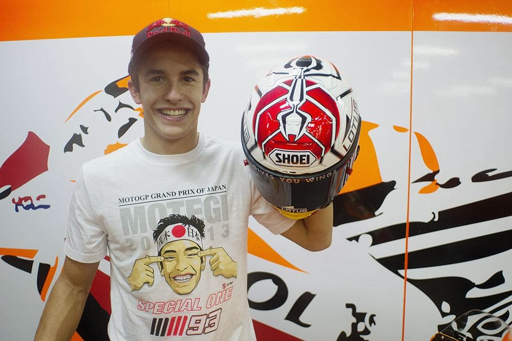 Champion Helmets: Marc Marquez Motegi Japan helmet 2013
