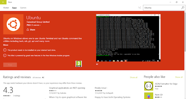Ubuntu Linux for Windows 10 Released