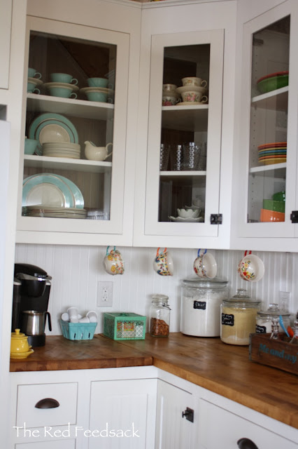 The Red Feedsack: My Kitchen {Completely Lived In}