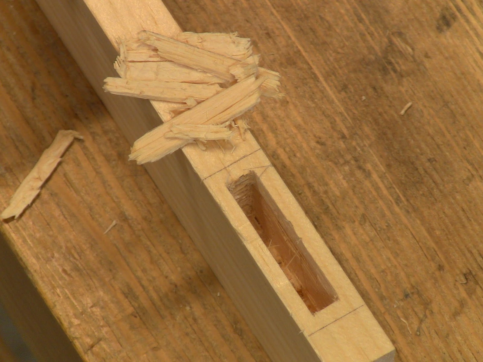 Close Grain: Four-Stroke Mortise And Tenon