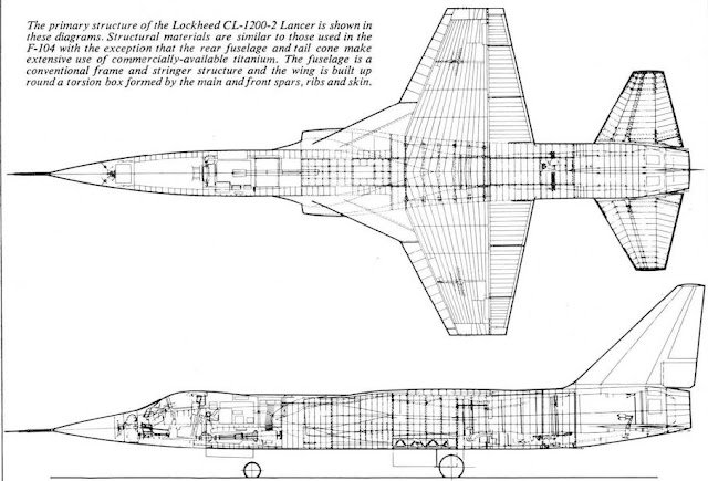 SI VIS PACEM, PARA BELLUM: Lockheed X 27, CL 1200 LANCER e CL 704 VTOL