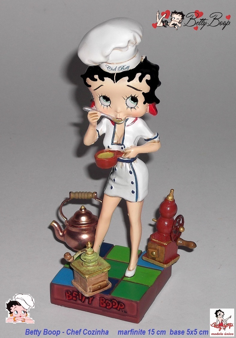 com o zé 3: Betty Boop Chef de Cozinha