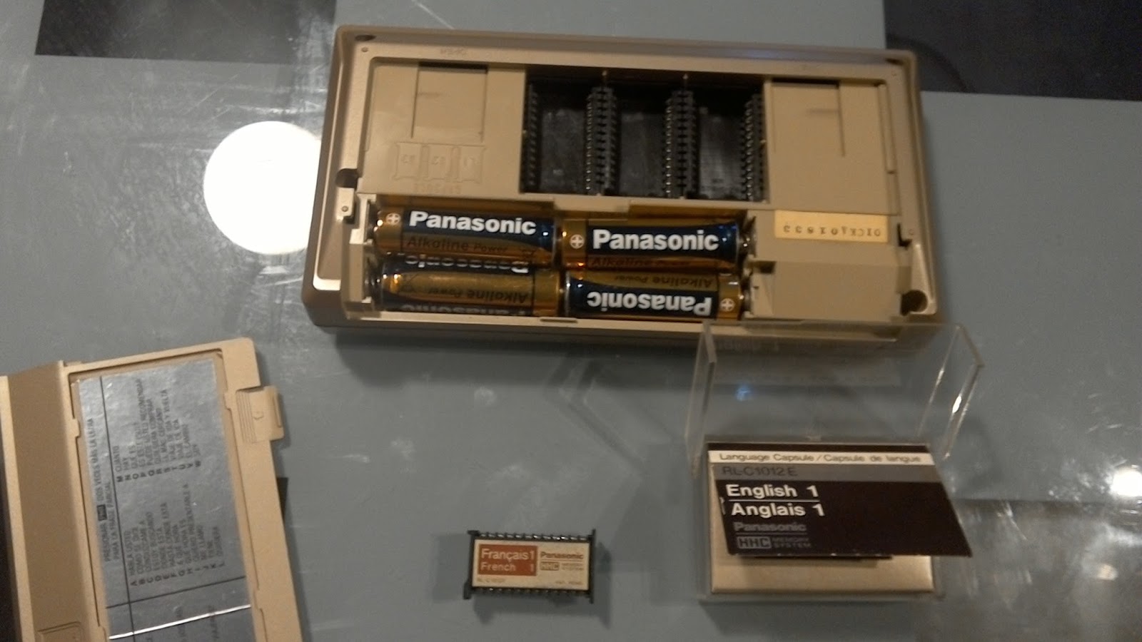 la cacharrería de carlos: TRADUCTOR ELECTRONICO DE BOLSILLO PANASONIC ...