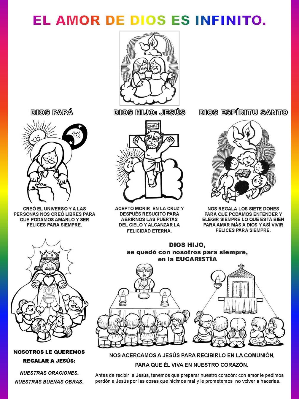 Taller: "JUGANDO ME ACERCO A MARÍA": EL AMOR DE DIOS ES INFINITO