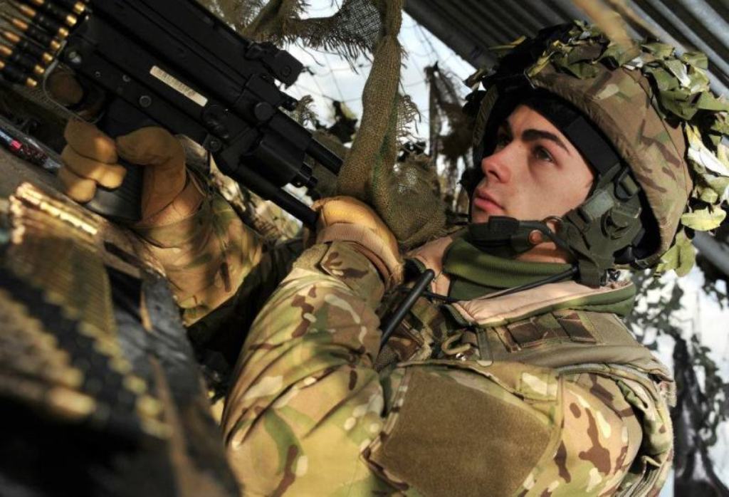 British Royal Anglian Regiment Under Go Pre Deployment Training ...