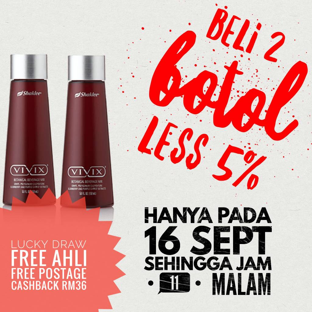 PROMOSI VIVIX TERLEBIH MURAH, JIMAT DAN HARGA RUNTUH