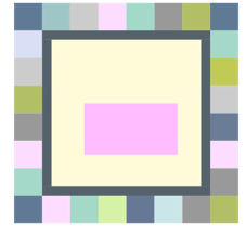 Plum and June: patchwork frames quilt pattern and tutorial