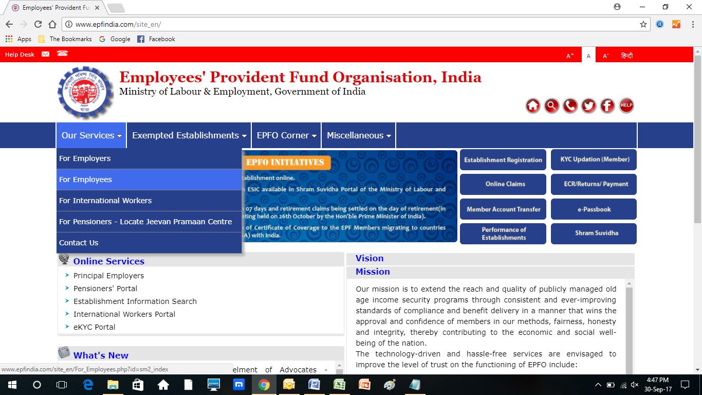 Download your Employees Provident Fund (EPF) E-Passbook (Updated Sept ...