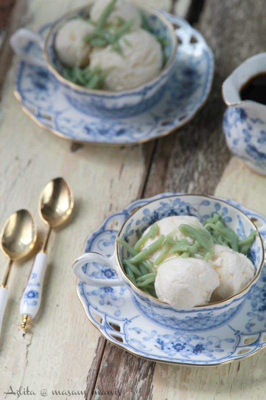 AIS KRIM CENDOL GULA MELAKA - masam manis