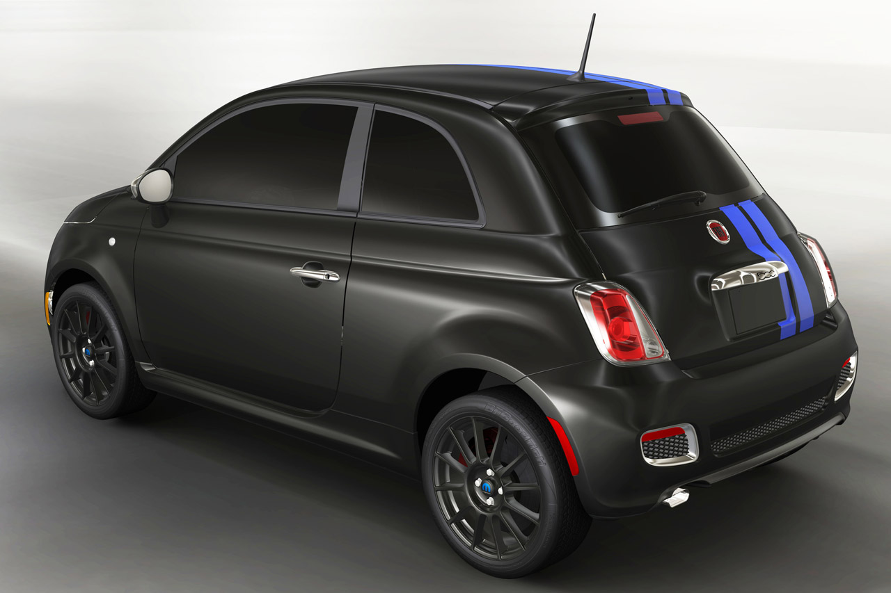Fiat 500 Abarth black tuning | Photoshop tuning- Virtual tuning