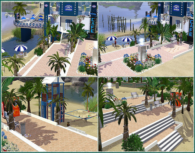 HelleN sims3 : City Beach.