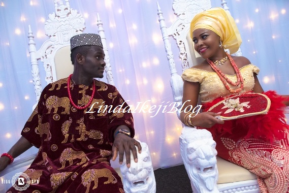 Photos from Joseph Yobo's younger brother Gideon's traditional wedding