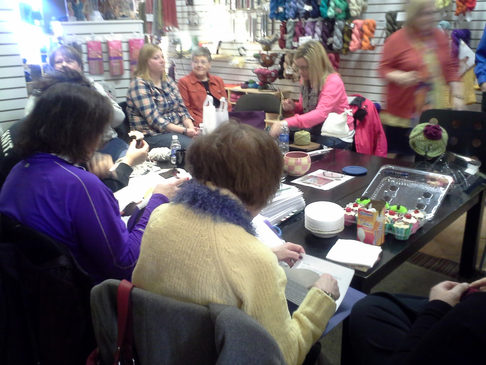 Crazy Girl Yarn Shop: Celebrating Nancy's Master Knitter Certification!