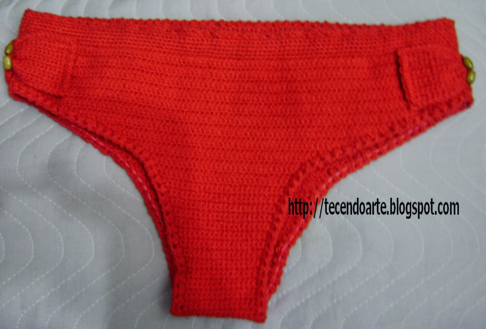 Tecendo Arte: Biquini em crochê!!!
