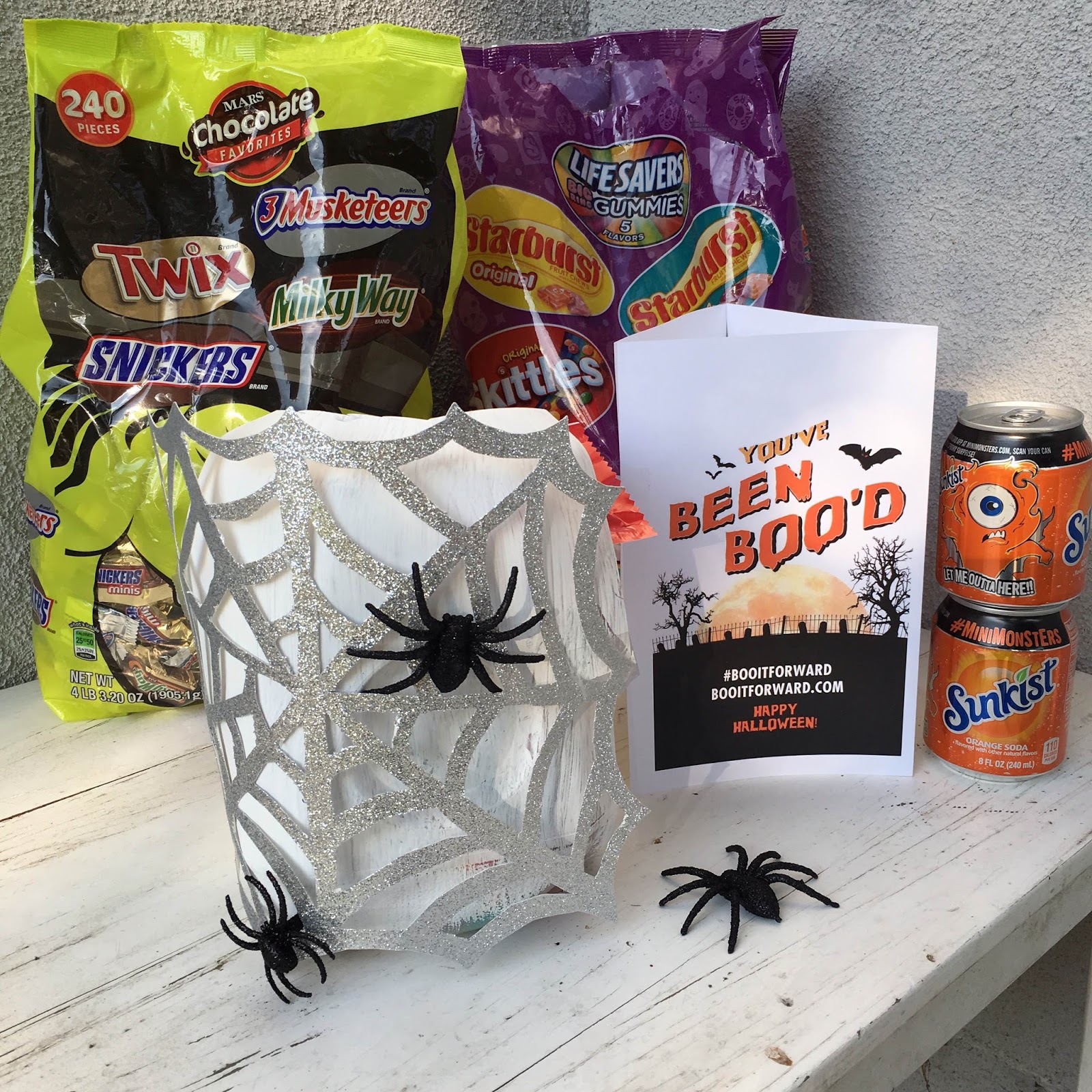 Do Tell, Anabel: How to Make a Spider Web Candy Holder to 'BOO' your ...
