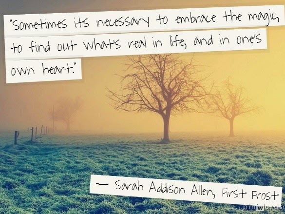 Brooks on Bedford: First Frost By: Sarah Addison Allen Book Review