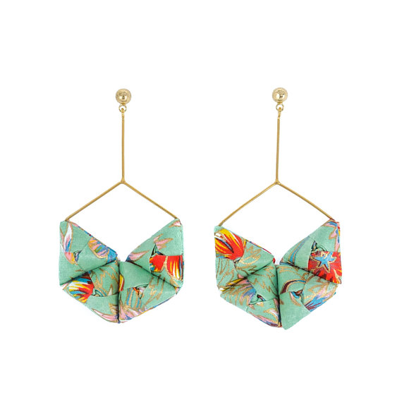 Geometric Origami Jewelry by MayumiOrigami / The Beading Gem