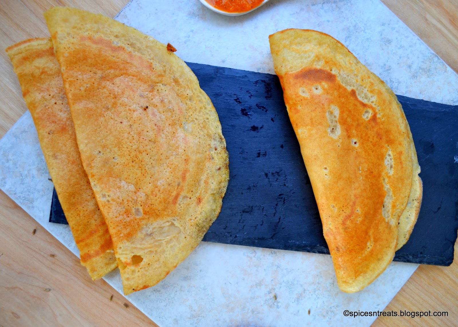 Spices and Treats: Instant Wheat Dosa