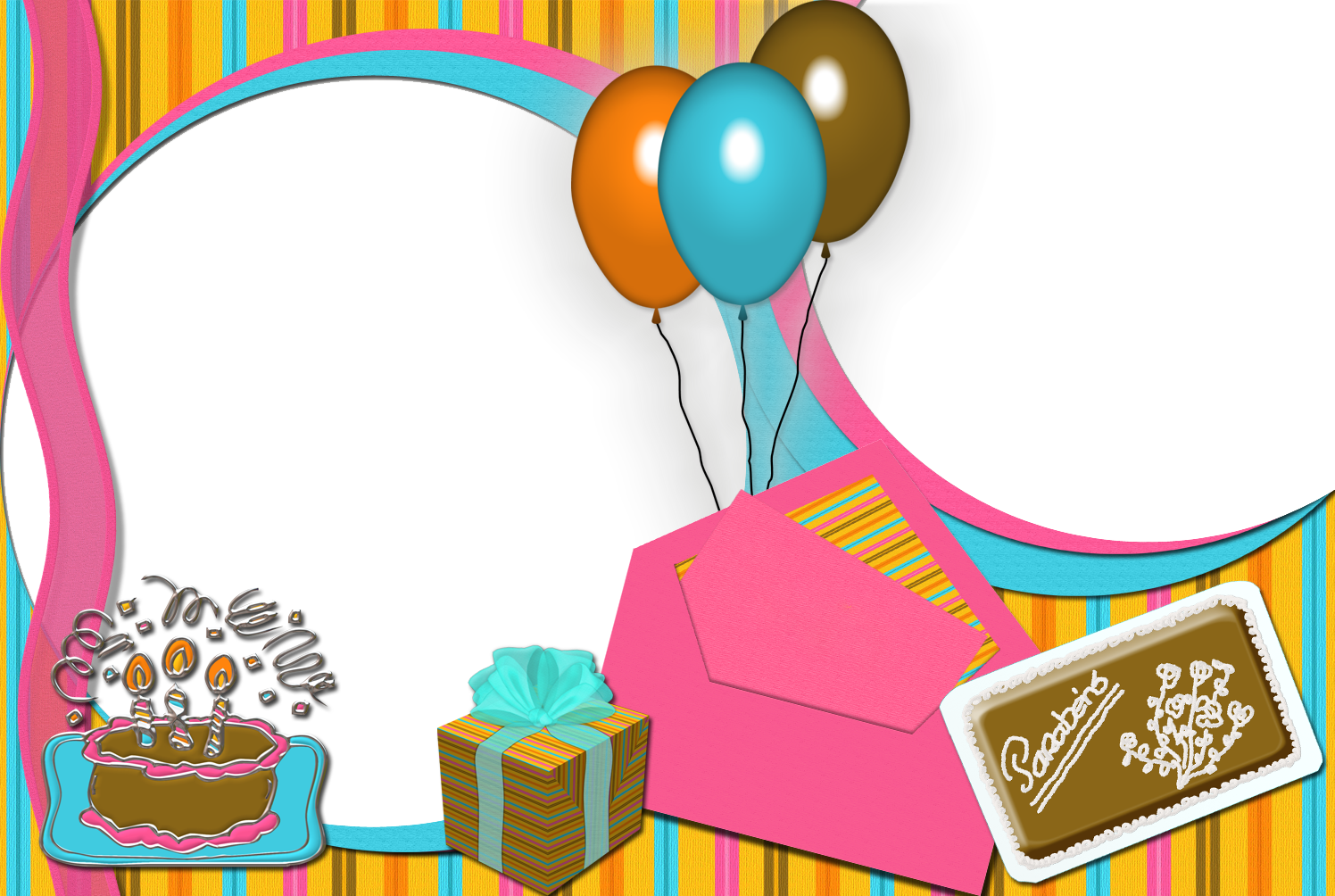 Frames Png Aniversario 1 Imagens Para Photoshop