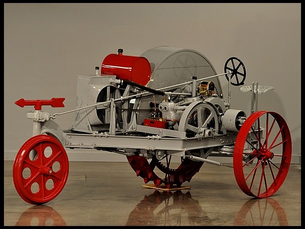 Just A Car Guy: the 1913 Bull tractor, just 3 wheels, I suppose so the ...