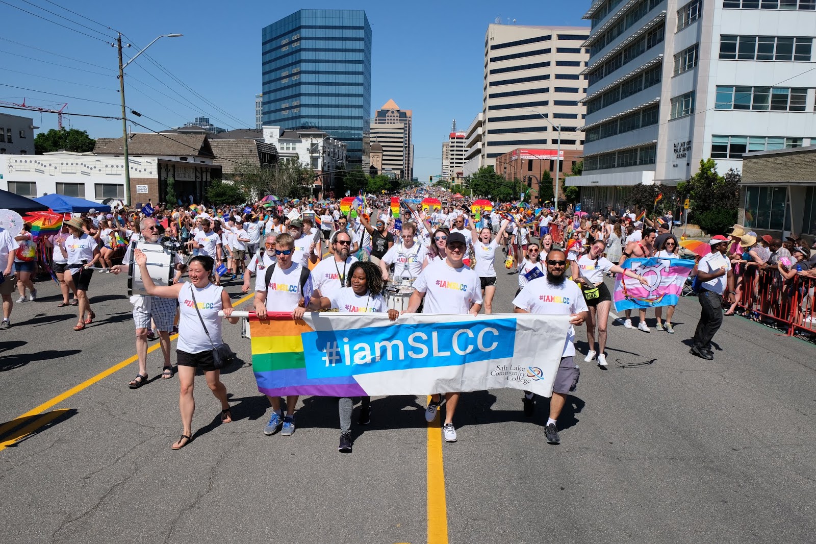 College Marches Among Thousands at Annual Pride Parade