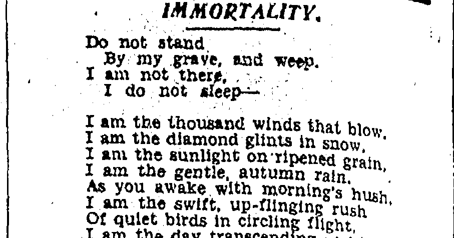Clare Harner, poet of immortality: Immortality in Kansas City