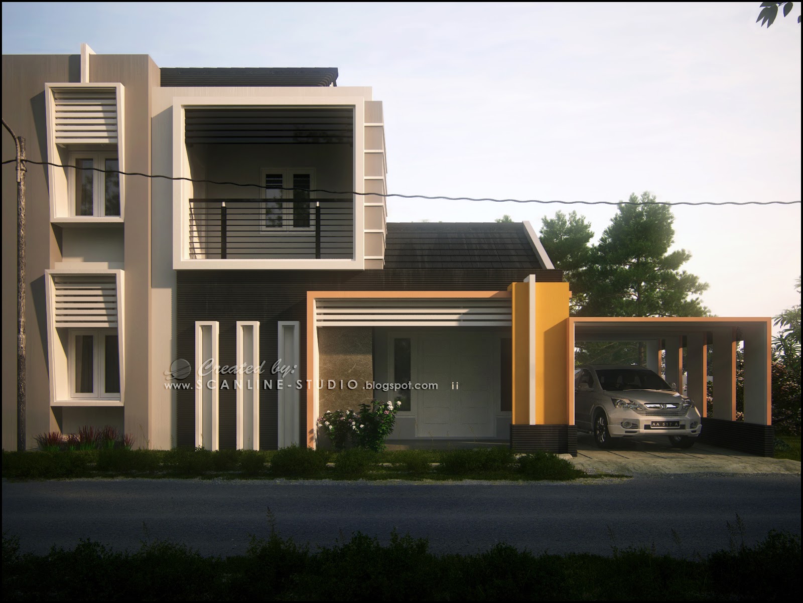 Scanline Art Gallery: MINIMALIST HOUSE