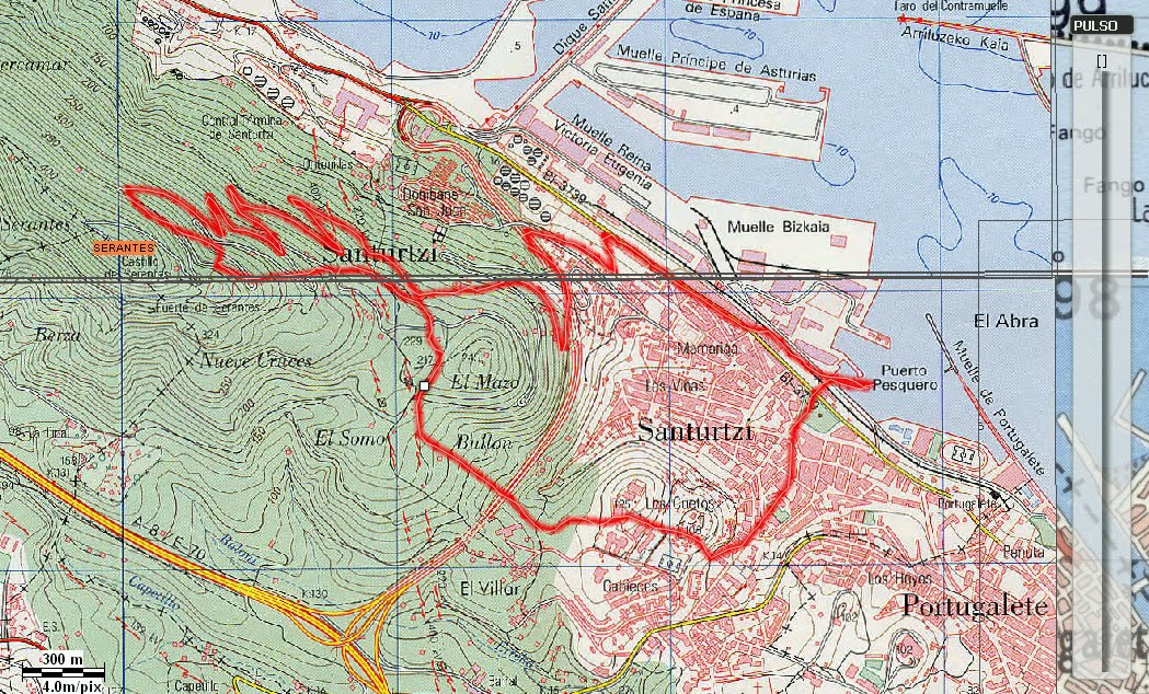 Bicipoli ( cicloviajero ): Serantes desde Santurtzi ( Bizkaia )