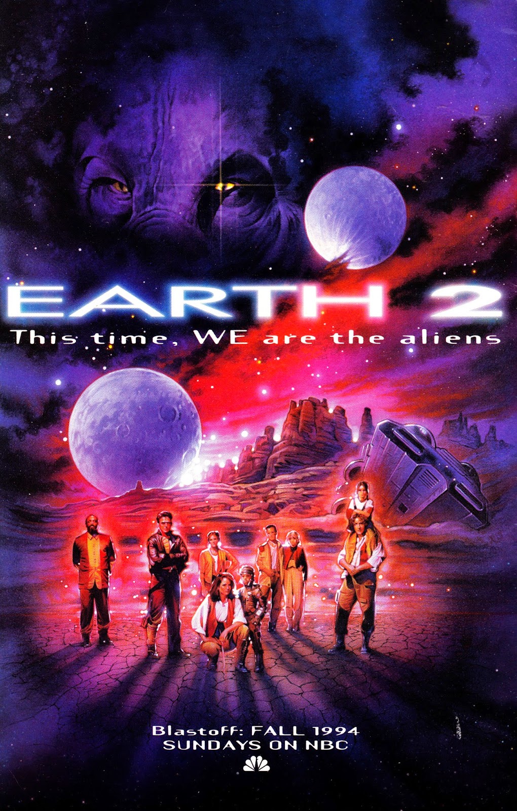 STARLOGGED - GEEK MEDIA AGAIN: 1994: EARTH 2 PRINT ADVERT (NBC)