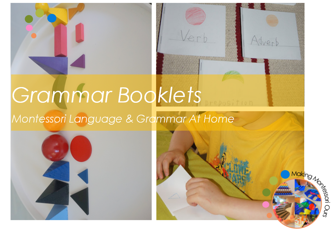 Grammar Booklets, Montessori Language & Grammar At Home - "Making ...