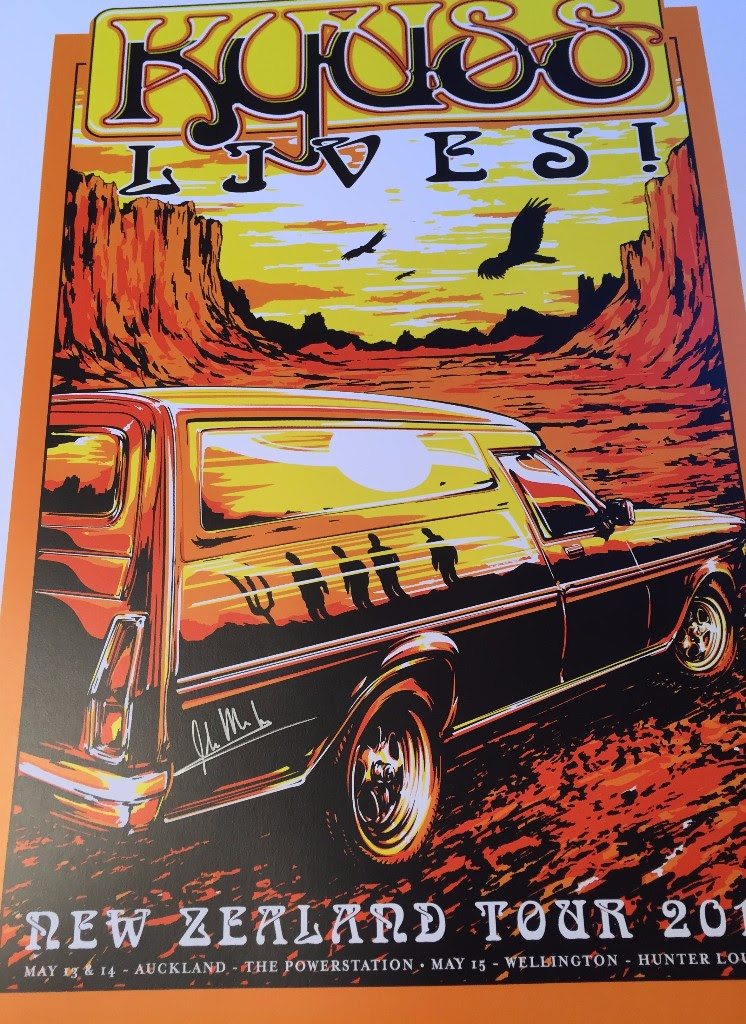 INSIDE THE ROCK POSTER FRAME BLOG: John Garcia of Kyuss & Unida Signed ...