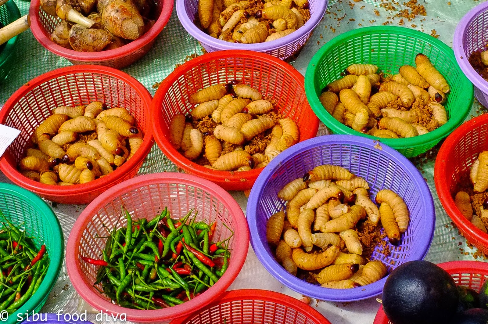 Sibu Food Diva: Sibu Central Market