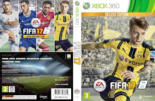 Base Um Gtba: Fifa 17 - Capa & Label Game XBox 360