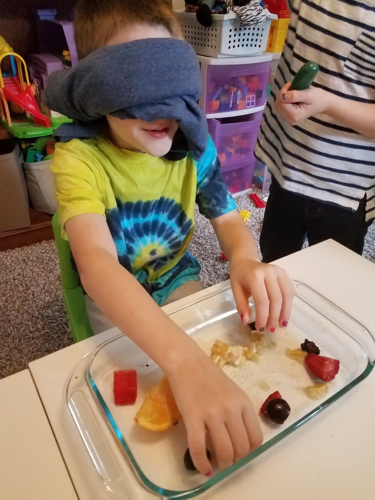 Kidspert: Sensory Fruit Guessing Game
