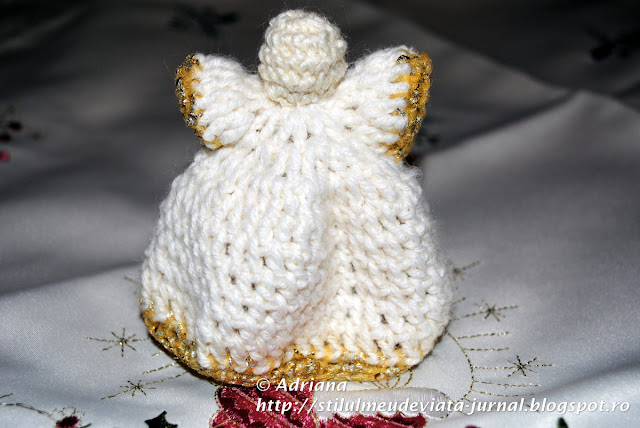 Ingeras crosetat, decoratiune handmade pentru Craciun - stilul meu de viata