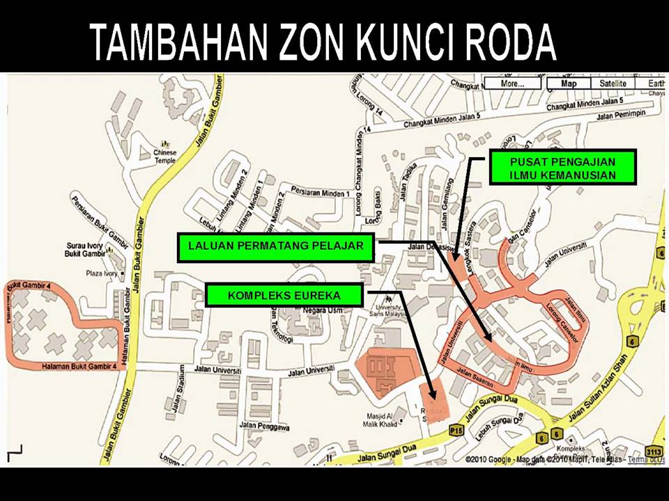 Kampus Sejahtera @ USM: Wheel Clamp Zone extended