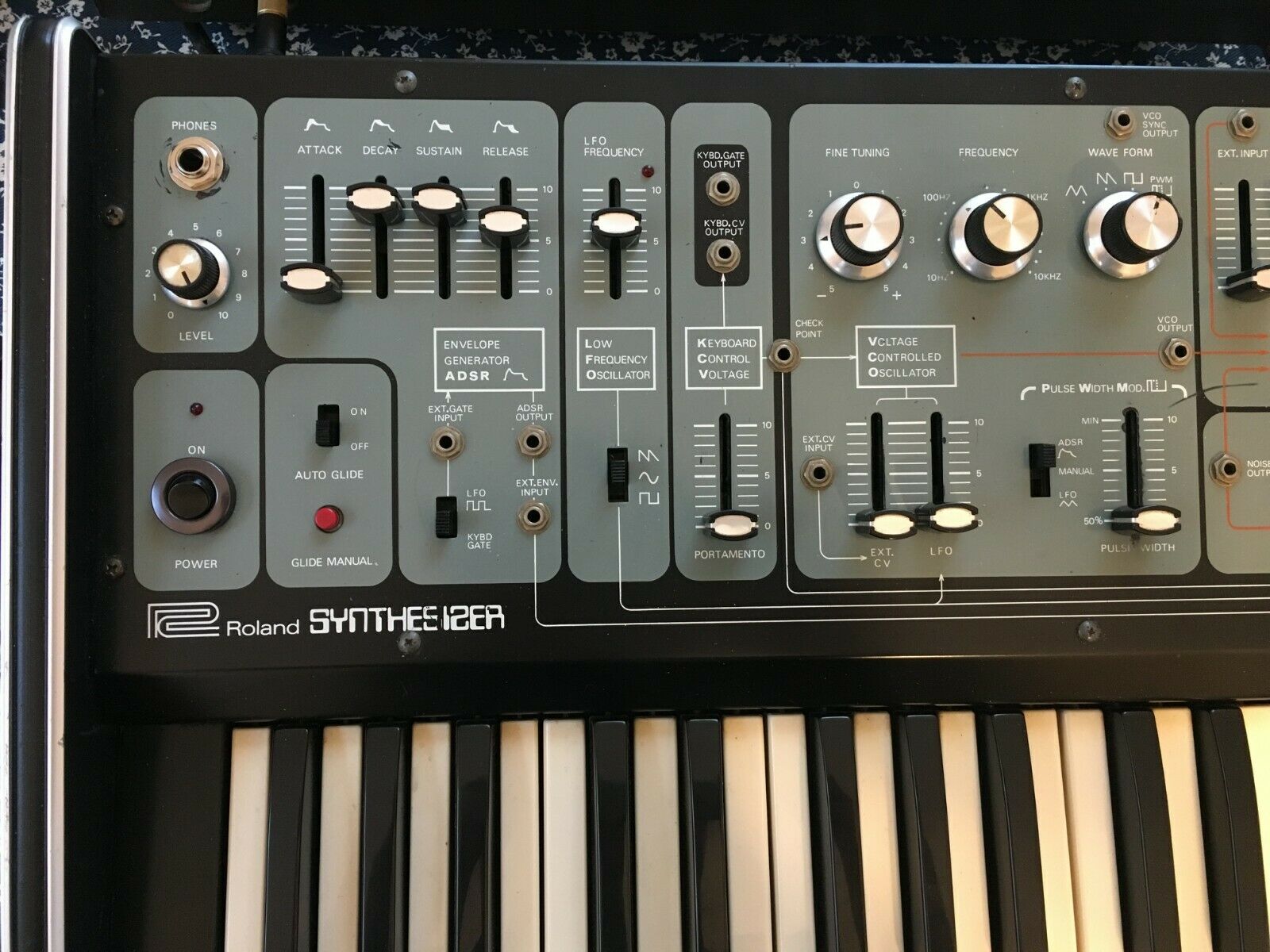 MATRIXSYNTH: Roland System 100 Model 101 Vintage Analog Synth SN 642996