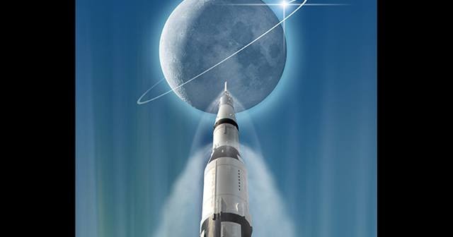 Model Rocket Building: Estes New Saturn V Art
