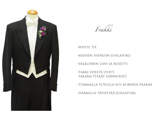 Kuumaa Valkoista: SHAKETTI, FRAKKI .. MIKÄ???