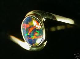Australian Black Opal: A Roman Black Opal Ring