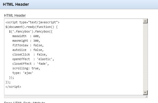 SYMPliK Blog: Using Fancybox in Oracle APEX