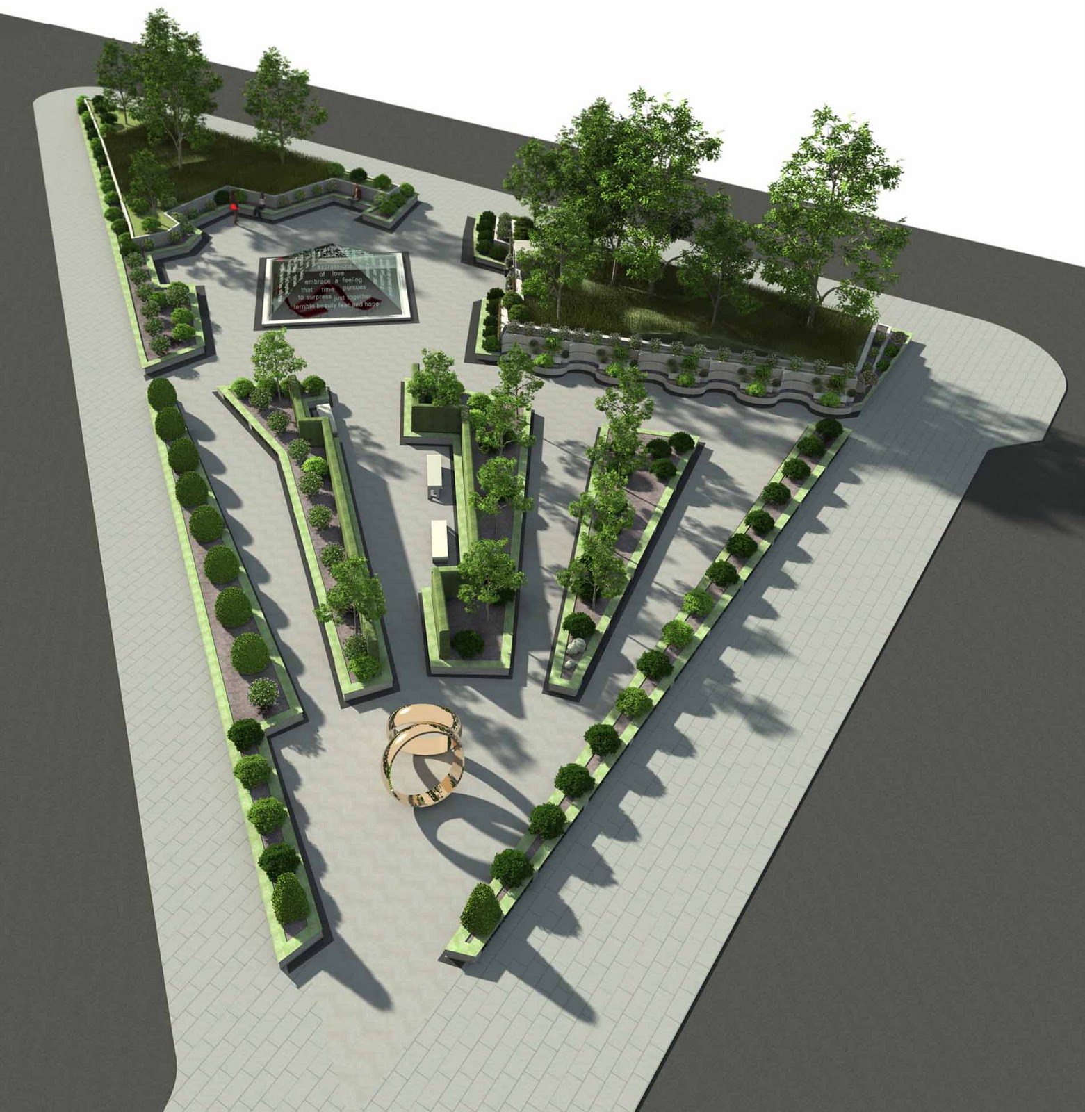 Designalexable: Pyramid Park at The Triangle, NYC