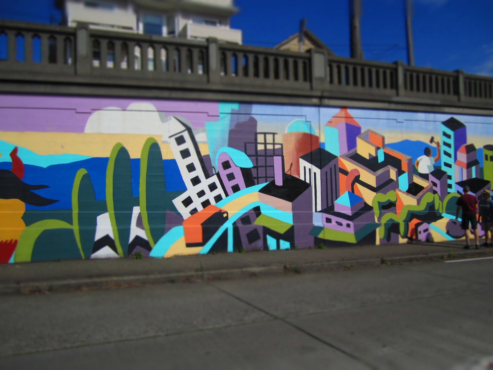 TravelMarx: The Aurora Bridge Mural – A Fresh Coat of Paint