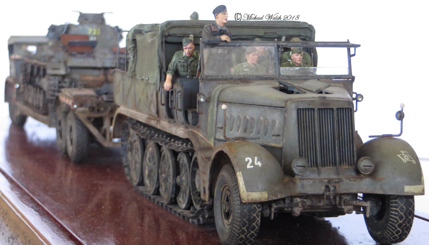 Tamiya 1/35th Famo and trailer