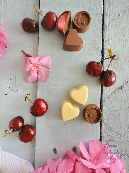 Bombones rellenos de Cerezas — Nunca es demasiado dulce