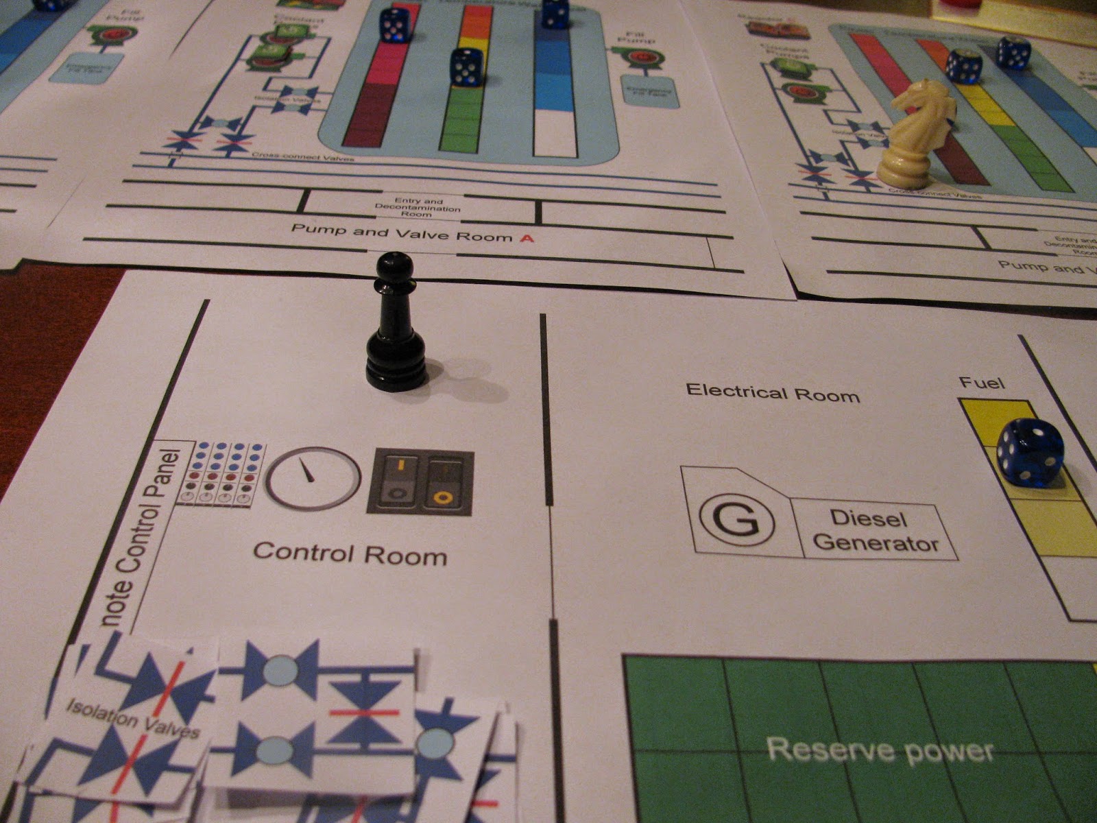 Man OverBoard: Reactor Scram: early playtesting