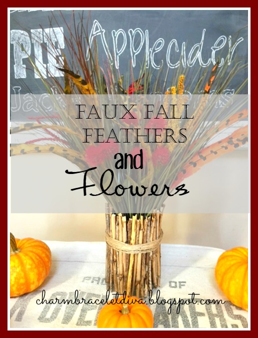 Our Hopeful Home: DIY Fall Floral Arranging Including Feathers